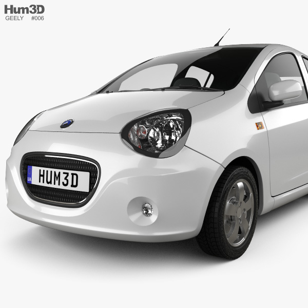 Geely LC (Panda) 2014 3D model - Download Hatchback on 3DModels.org