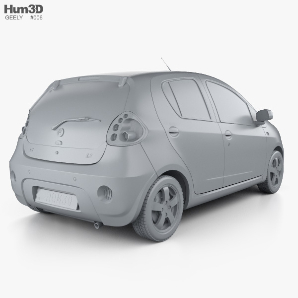 Geely LC (Panda) 2014 3D model - Download Hatchback on 3DModels.org