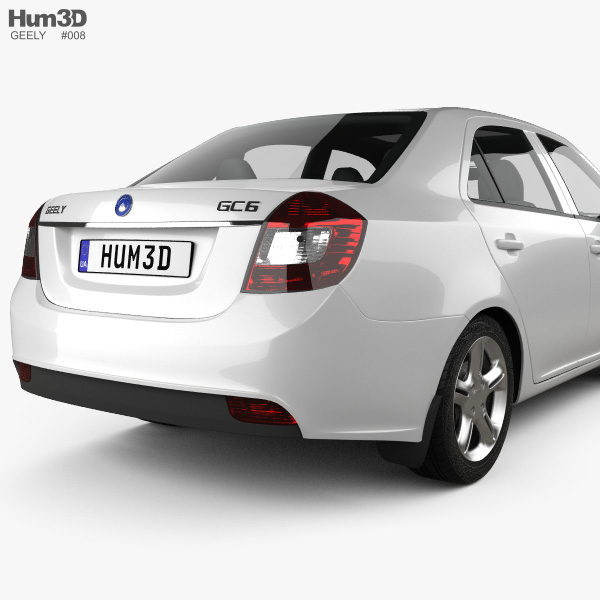 Geely GC6 2017 3D model - Download Sedan on 3DModels.org