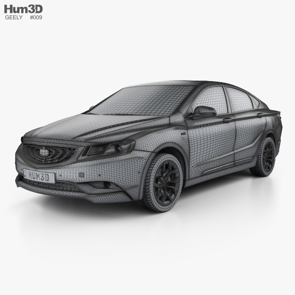 Geely GC9 2018 Modelo 3D - Descargar Sedan on 3DModels.org