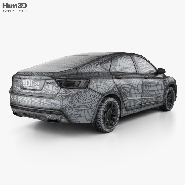 Geely GC9 2018 3D model - Download Sedan on 3DModels.org