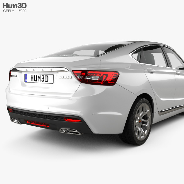 Geely GC9 2018 3D model - Download Sedan on 3DModels.org
