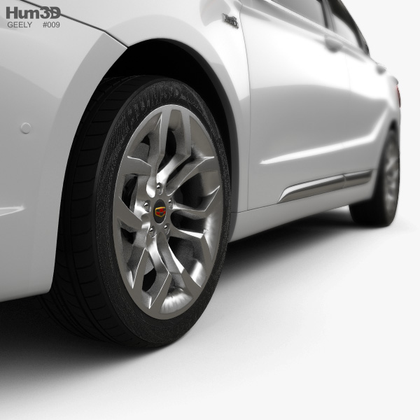 Geely GC9 2018 3D model - Download Sedan on 3DModels.org