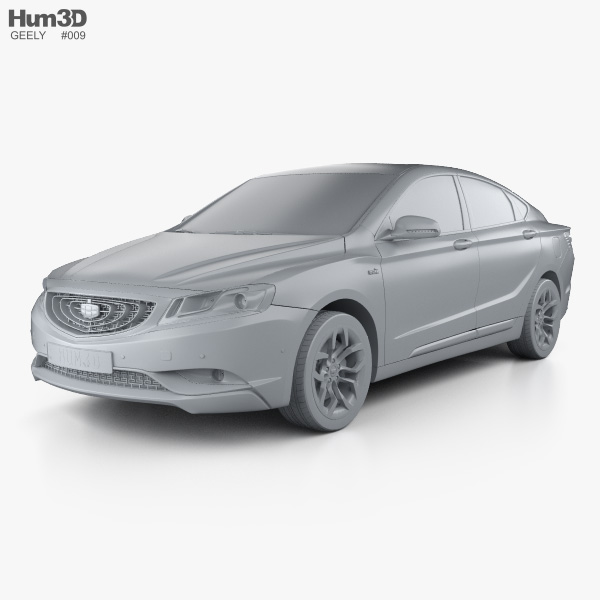 Geely GC9 2018 3D model - Download Sedan on 3DModels.org