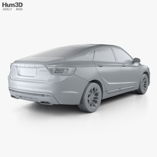 Geely GC9 2018 3D model - Download Sedan on 3DModels.org