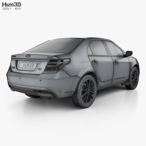 Geely GC7 Vision 2018 3D model - Download Sedan on 3DModels.org