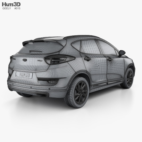Geely Emgrand GS Sport 2019 3D model - Download Hatchback on 3DModels.org