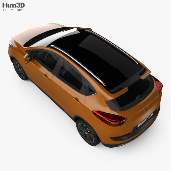 Geely Emgrand GS Sport 2019 3D model - Download Hatchback on 3DModels.org