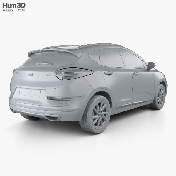 Geely Emgrand GS Sport 2019 3D model - Download Hatchback on 3DModels.org