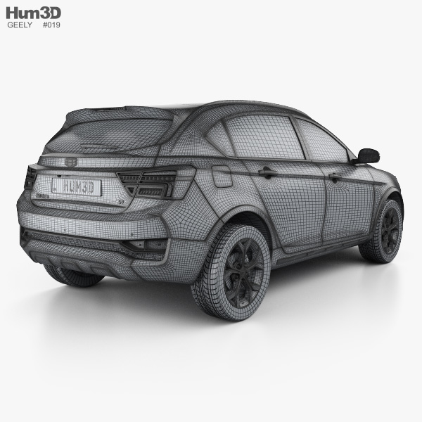 Geely Vision S1 2021 3D model - Download Sedan on 3DModels.org