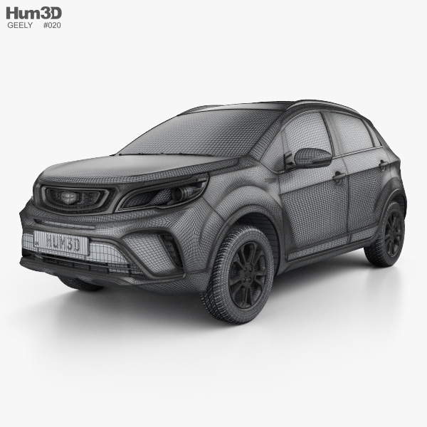 Geely Vision X3 2021 3D model - Download Sedan on 3DModels.org