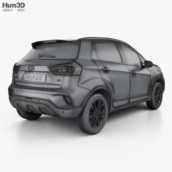 Geely Vision X3 2021 3D model - Download Sedan on 3DModels.org