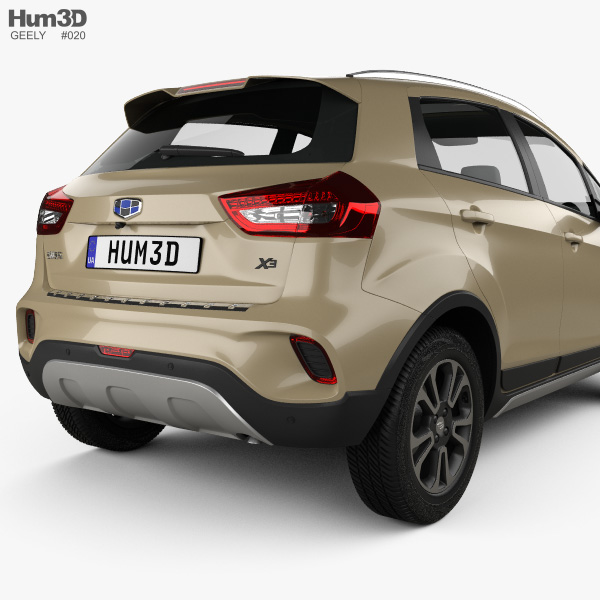 Geely Vision X3 2021 3D model - Download Sedan on 3DModels.org