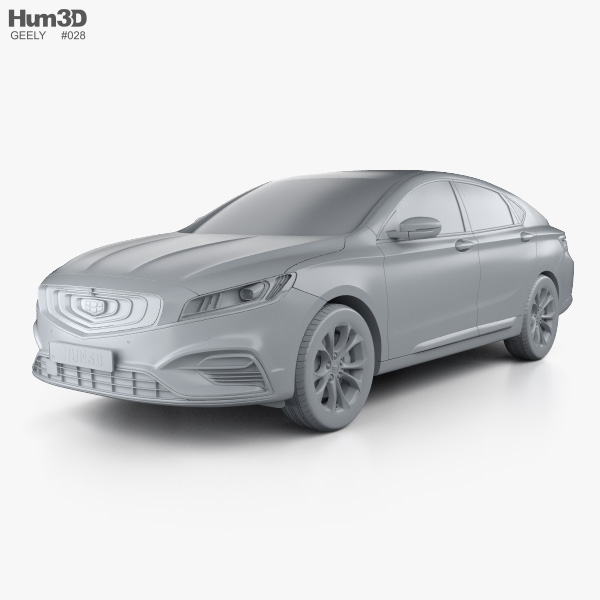Geely Borui GE 2021 3D model - Download Sedan on 3DModels.org