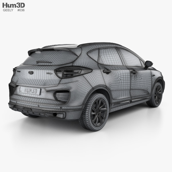Geely Emgrand GS Fashion 2021 3D model - Download Crossover SUV on ...