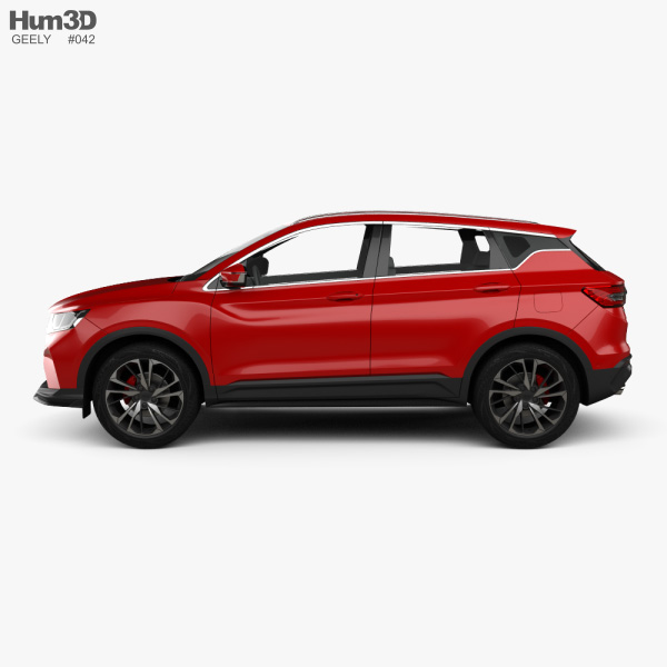 Geely Coolray 2022 3D 모델 - 다운로드 Crossover SUV on 3DModels.org