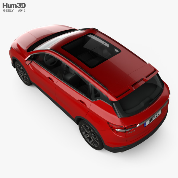 Geely Coolray 2022 3D 모델 - 다운로드 Crossover SUV on 3DModels.org