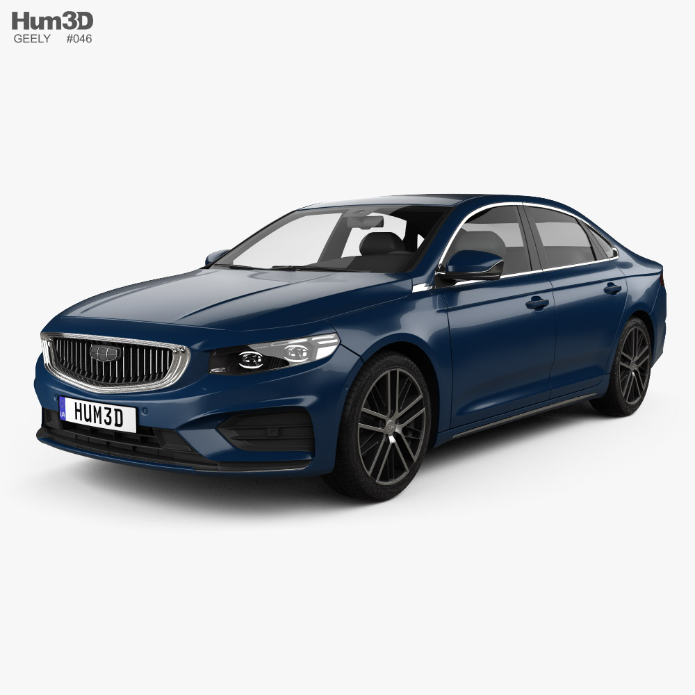 Geely Preface 2023 3D model - Download Sedan on 3DModels.org