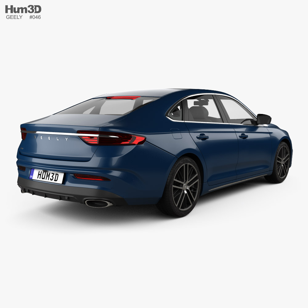 Geely Preface 2023 3D model - Download Sedan on 3DModels.org