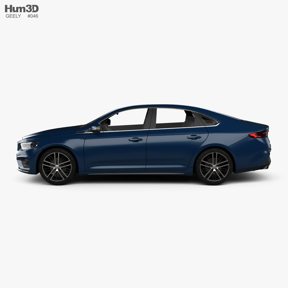 Geely Preface 2023 3D model - Download Sedan on 3DModels.org