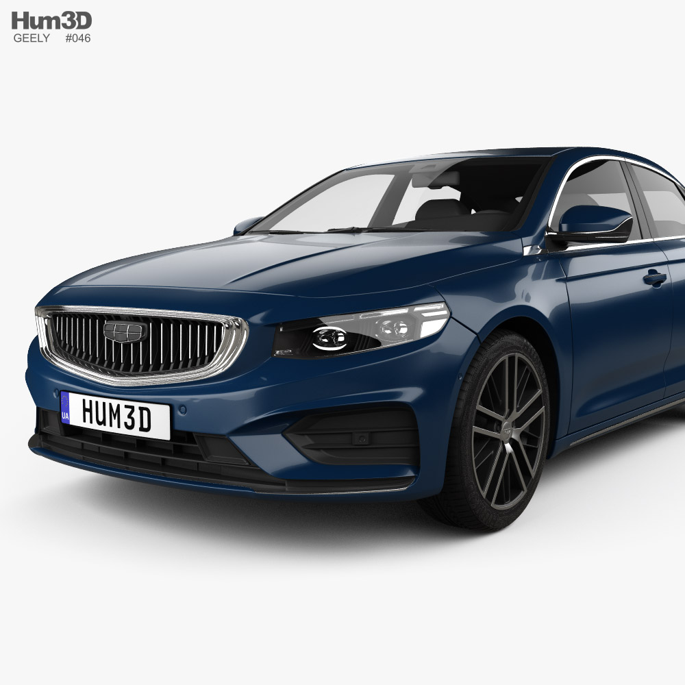Geely Preface 2023 3D model - Download Sedan on 3DModels.org