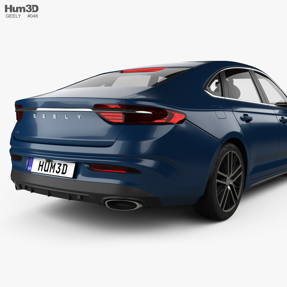 Geely Preface 2023 3D model - Download Sedan on 3DModels.org