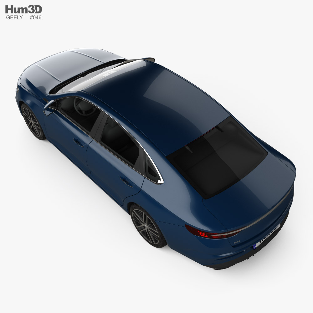 Geely Preface 2023 3D model - Download Sedan on 3DModels.org