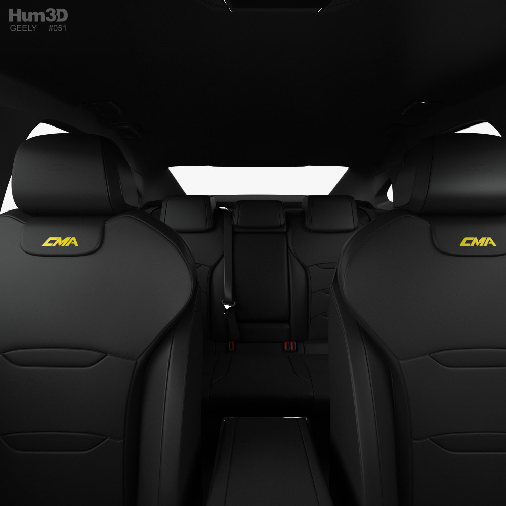 Geely Preface with HQ interior 2023 3D model - Download Sedan on ...
