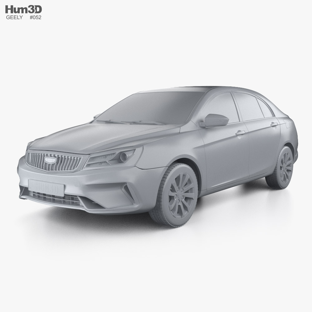 Geely Emgrand Up Comfort 2024 3D model - Download Sedan on 3DModels.org