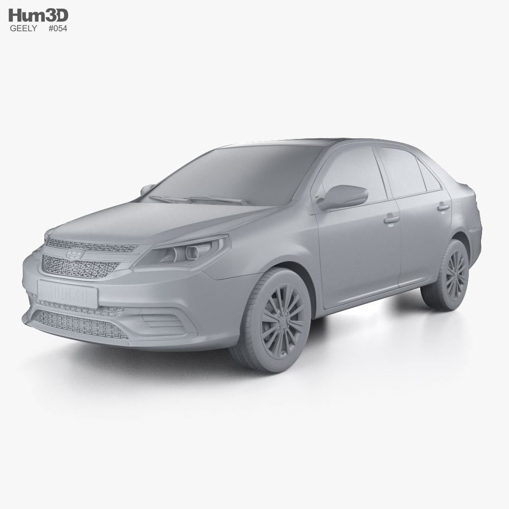 Geely King Kong 2020 3D model - Download Sedan on 3DModels.org