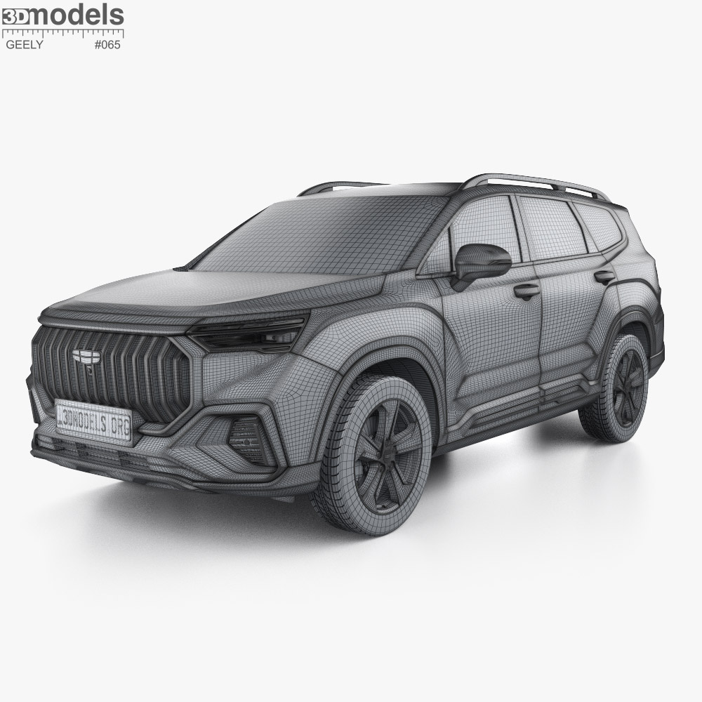 Geely Okavango 2025 3D model - Download Crossover SUV on 3DModels.org