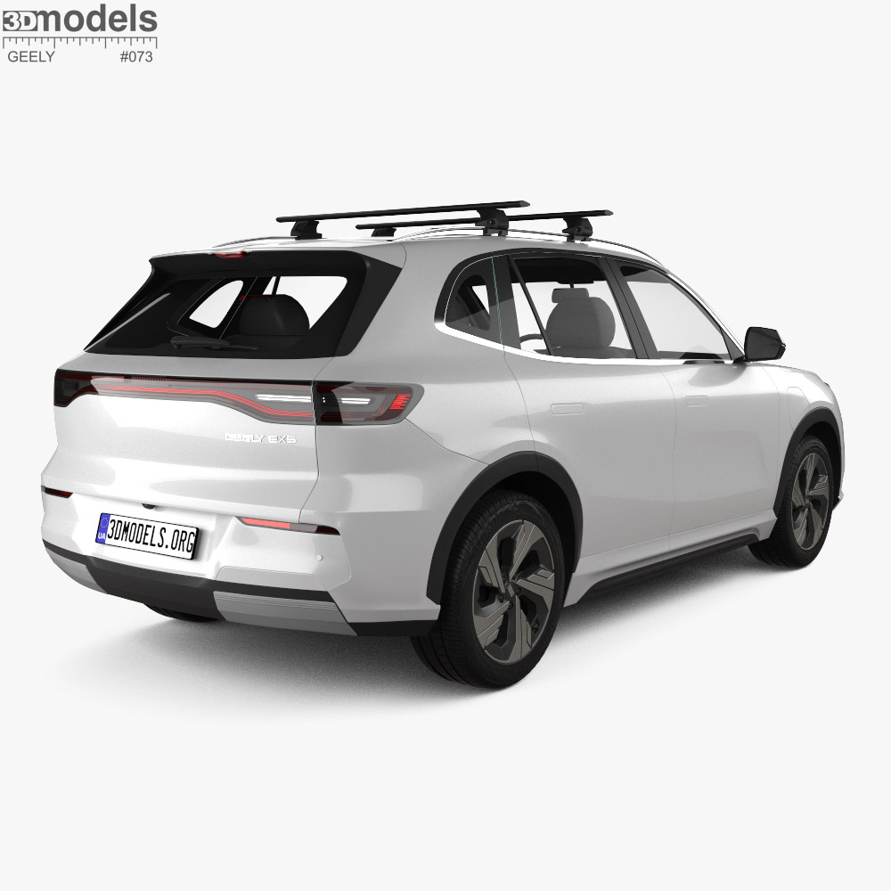 Geely EX5 2025 3D model - Download Crossover SUV on 3DModels.org