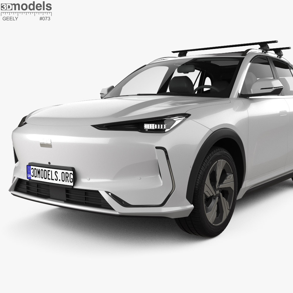 Geely EX5 2025 3D model - Download Crossover SUV on 3DModels.org