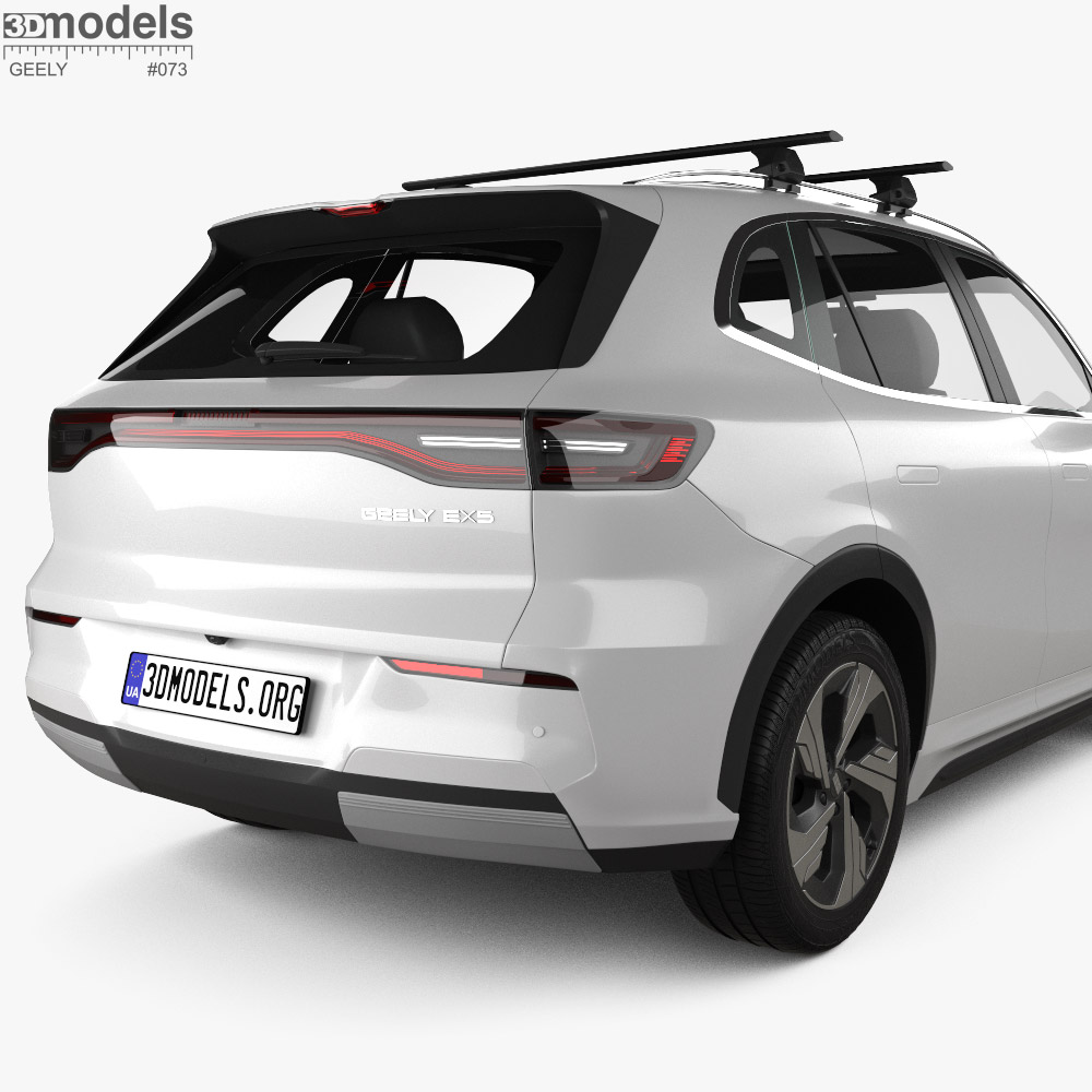 Geely EX5 2025 3D model - Download Crossover SUV on 3DModels.org