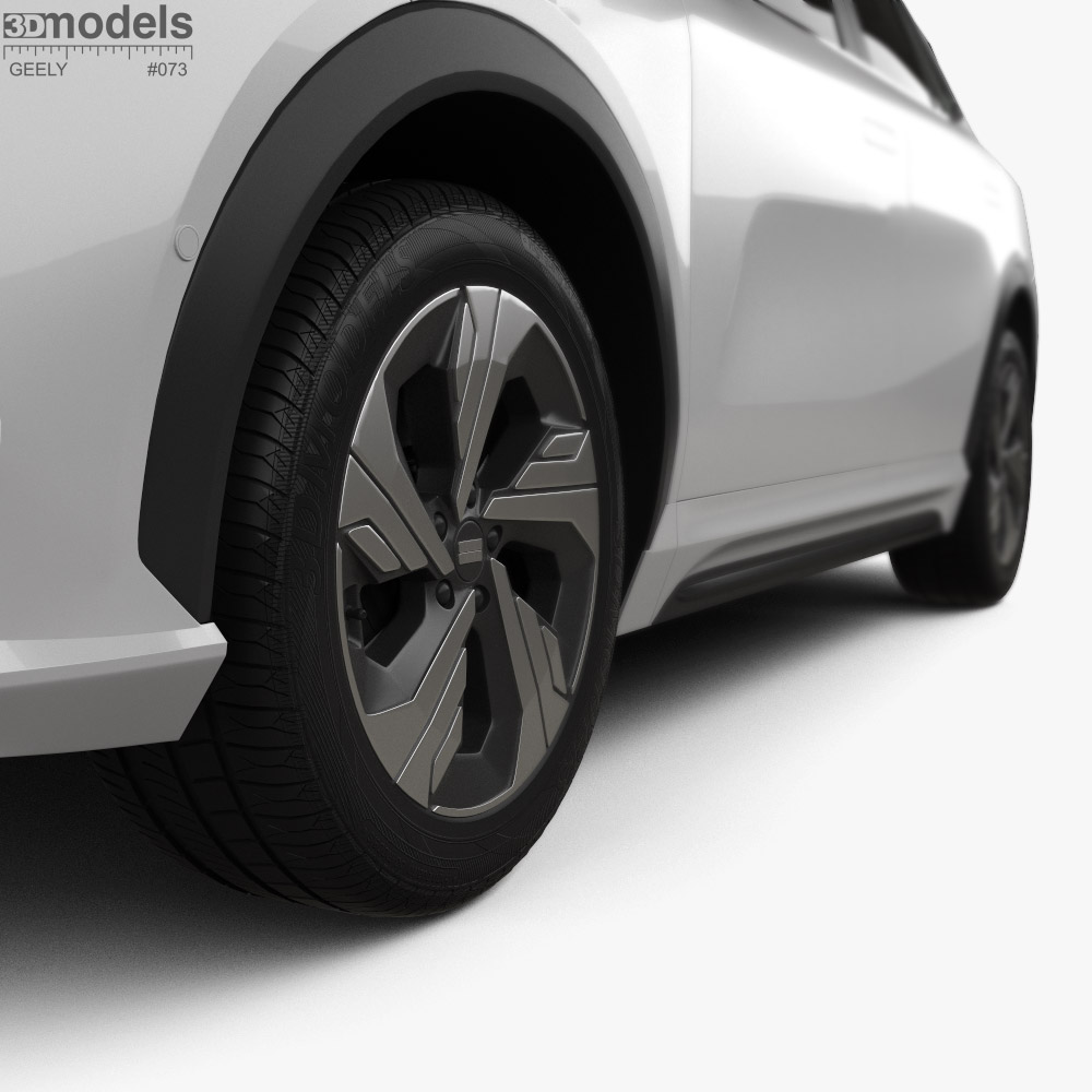 Geely EX5 2025 3D model - Download Crossover SUV on 3DModels.org