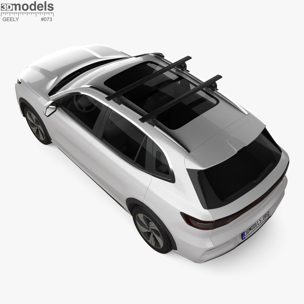 Geely EX5 2025 3D model - Download Crossover SUV on 3DModels.org