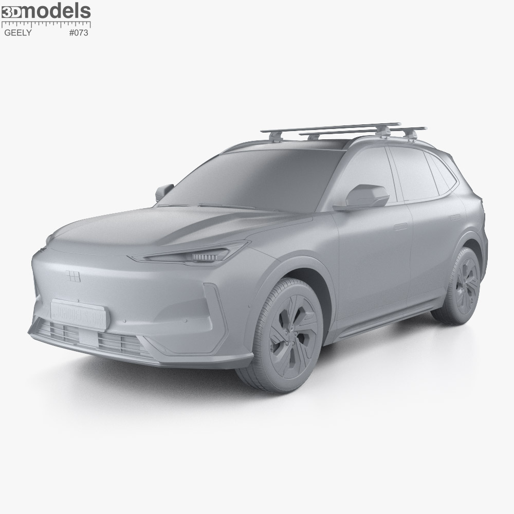 Geely EX5 2025 3D model - Download Crossover SUV on 3DModels.org