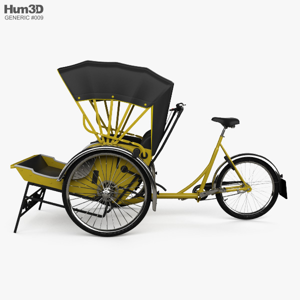 Generic Trishaw Penang 3D model - Download 2015-2019 on 3DModels.org