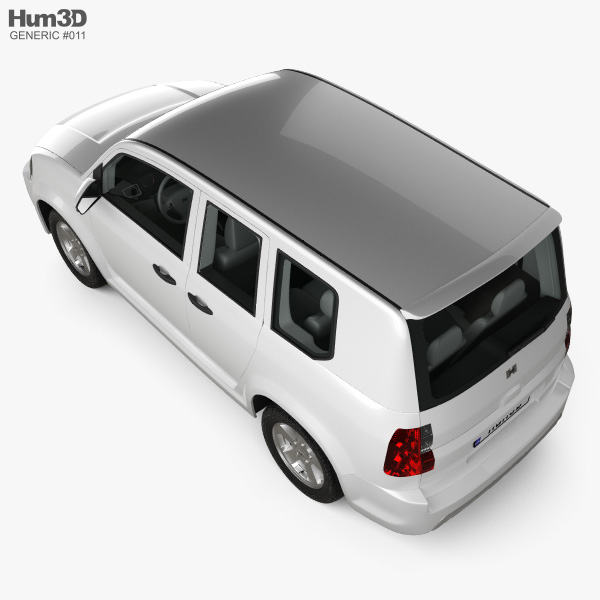 Generic SUV with HQ interior 2014 3D model - Download Crossover SUV on ...