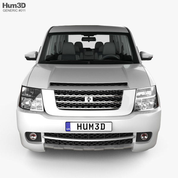 Generic SUV with HQ interior 2014 3D model - Download Crossover SUV on ...