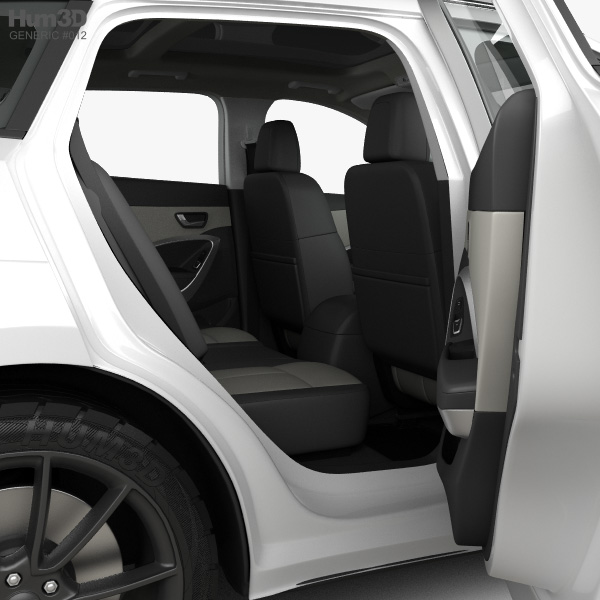 Generic SUV with HQ interior and engine 2014 3D model - Download ...