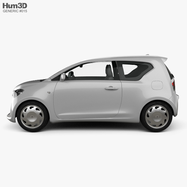 Generic hatchback 3-door 2018 3D model - Download Hatchback on 3DModels.org