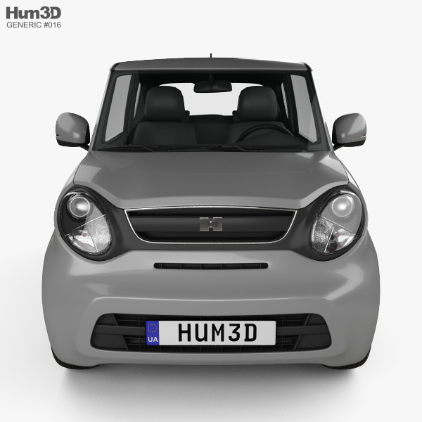 Generic hatchback 3-door 2018 3D model - Download Hatchback on 3DModels.org