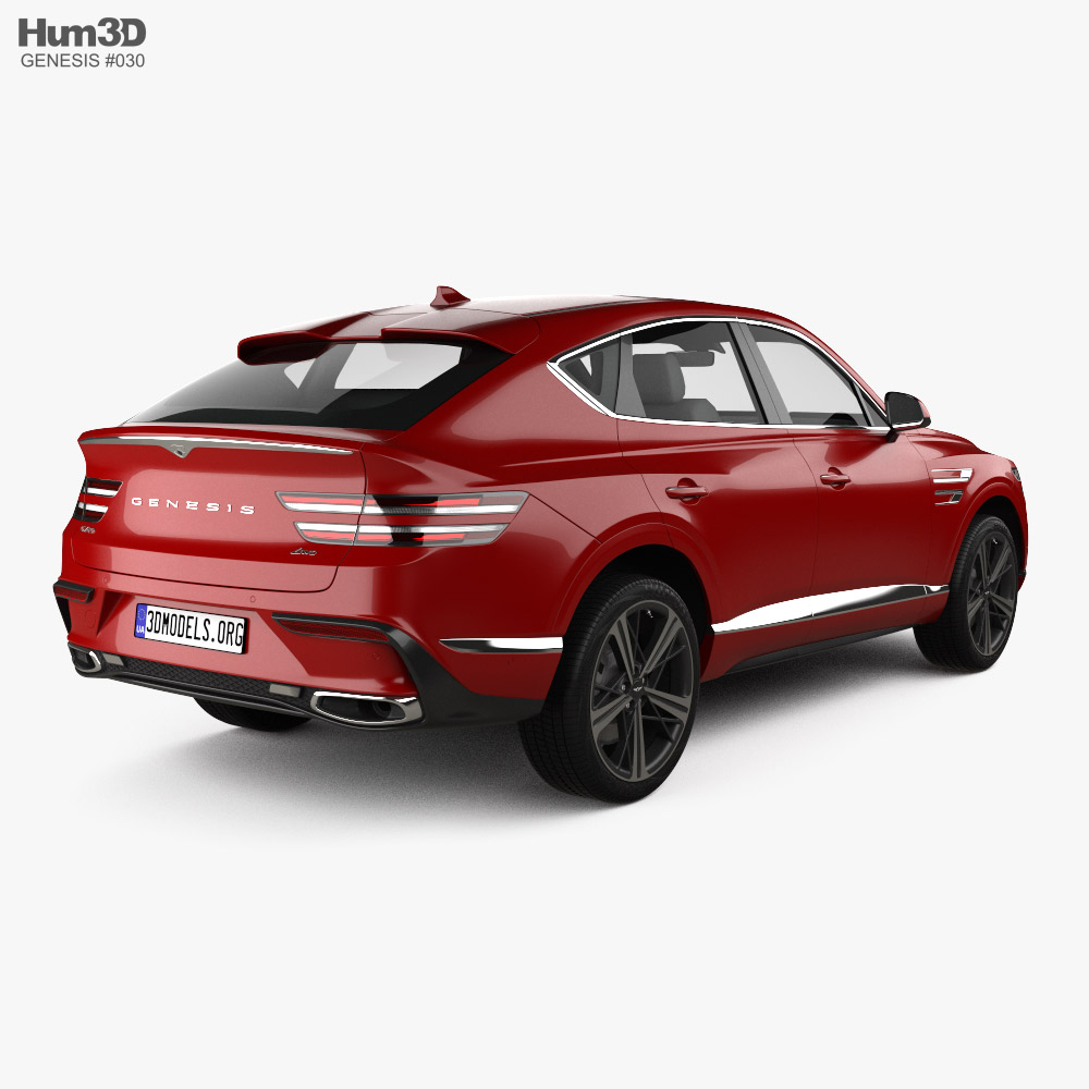 Genesis GV80 coupe 2025 3D model - Download Sports car on 3DModels.org