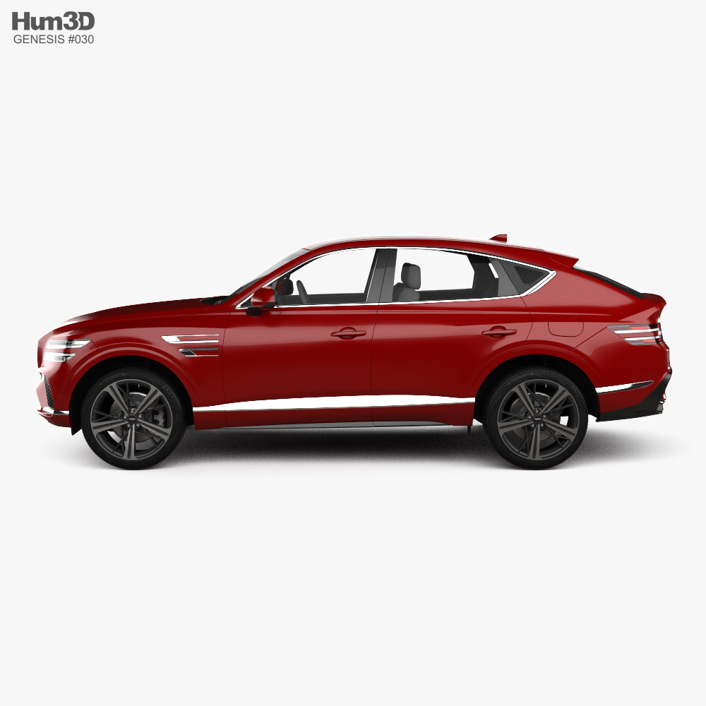 Genesis GV80 coupe 2025 3D model - Download Sports car on 3DModels.org