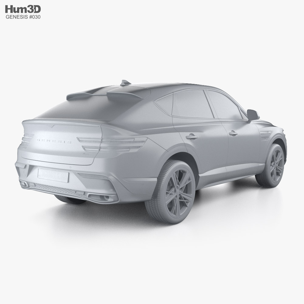Genesis GV80 coupe 2025 3D model - Download Sports car on 3DModels.org