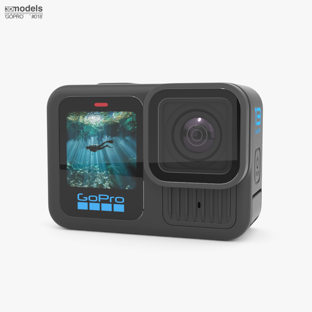 GoPro HERO 13 black 3D model - Download Photo camera on 3DModels.org