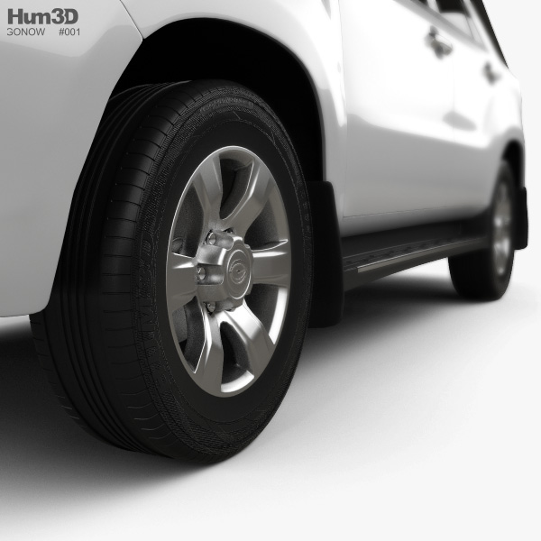 Gonow G5 2015 3D model - Download Crossover SUV on 3DModels.org