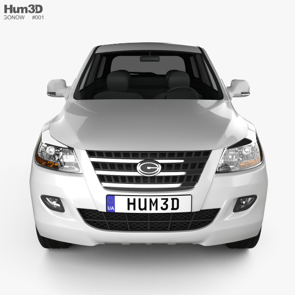 Gonow G5 2015 3D model - Download Crossover SUV on 3DModels.org