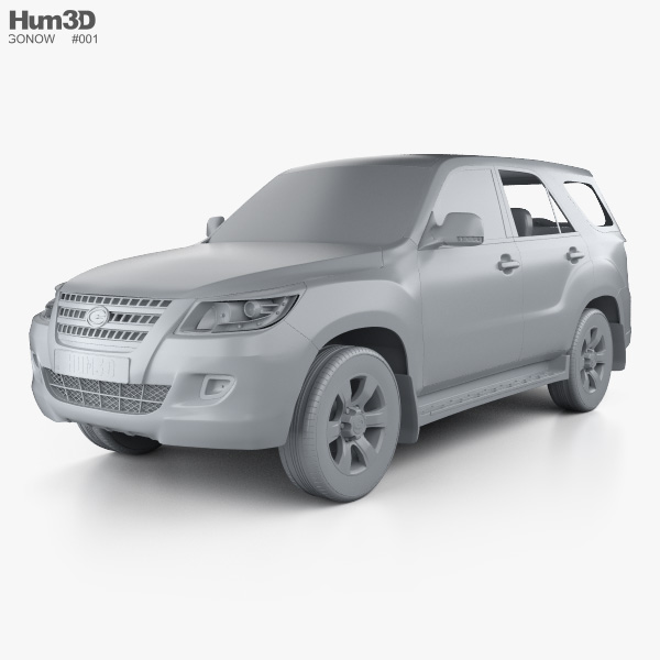 Gonow G5 2015 3D model - Download Crossover SUV on 3DModels.org